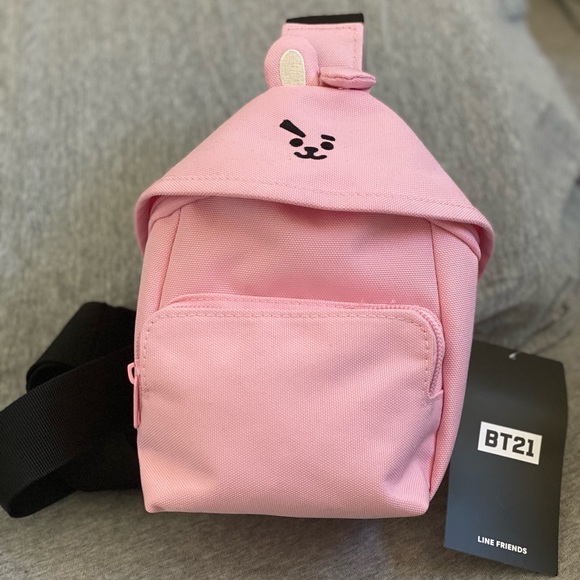Bags | Bt21 Line Friends Pink Mini Bag | Poshmark